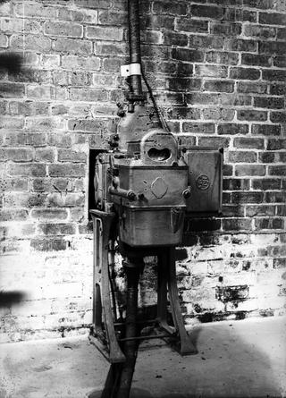 Works photographic negative of circuit breaker, Hulton Colliery ...