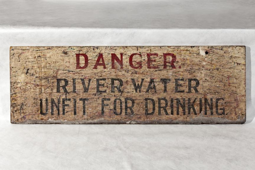 Water safety sign | Science Museum Group Collection