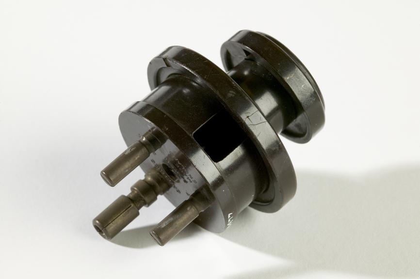 round-pin electric plug | Science Museum Group Collection