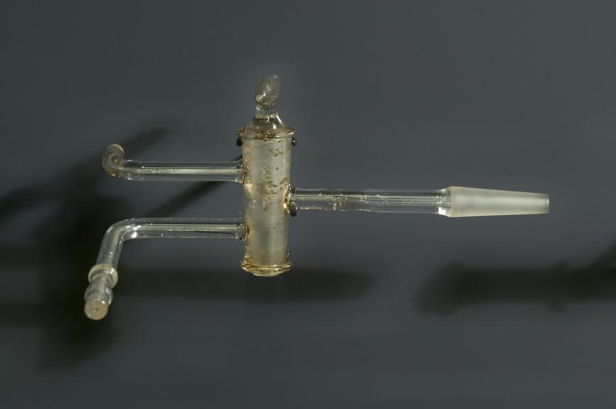 Broken tubing containing tap and pipette | Science Museum Group Collection