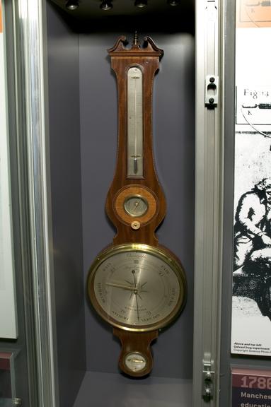 Mercury wheel barometer with 8 inch dial by Baptist Ronchetti | Science ...