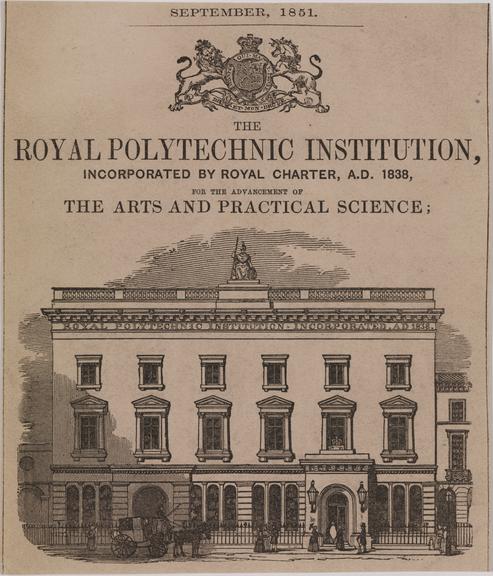 Royal Polytechnic Institution | Science Museum Group Collection