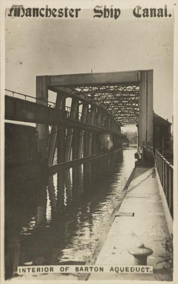 Manchester Ship Canal, Interior of Barton Aqueduct | Science Museum ...