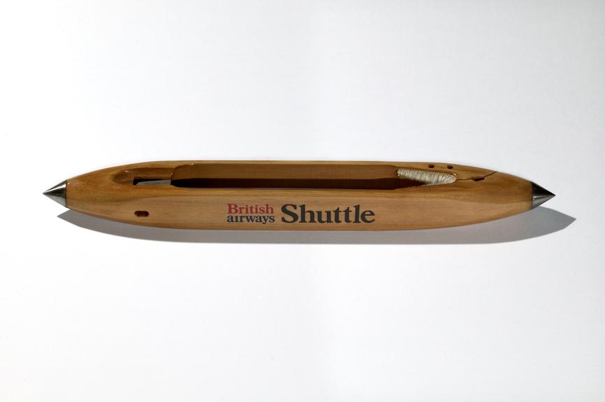 Copy of a textile loom flying shuttle | Science Museum Group Collection