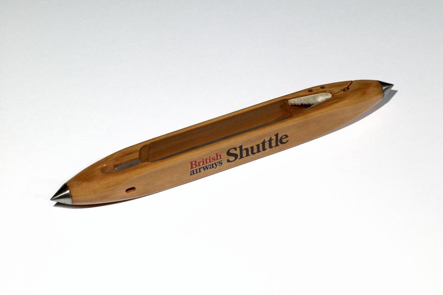 Copy of a textile loom flying shuttle | Science Museum Group Collection
