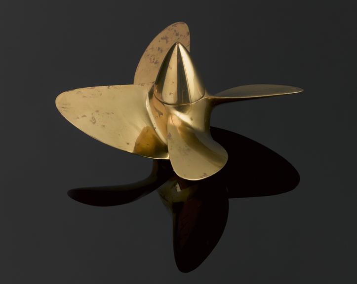 Model of propeller of R.M.S. 'Mauretania' | Science Museum Group Collection