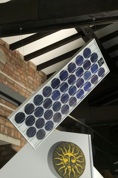 Solar panel made by BP Solar Systems Ltd. In Aylesbury | Science Museum ...