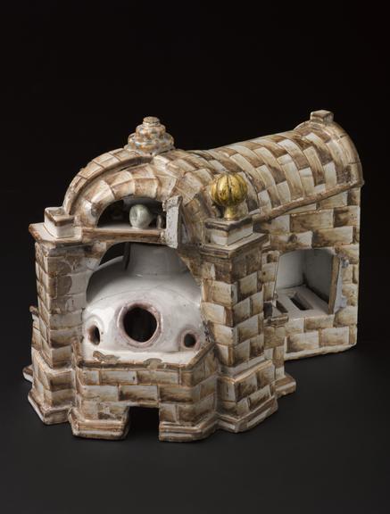 Model of mid-18th century glass furnace | Science Museum Group Collection