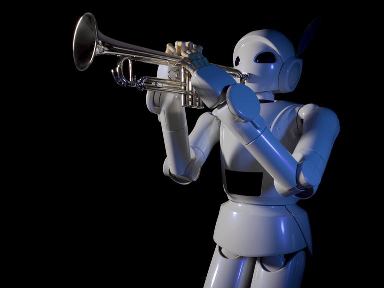 Trumpet Player Partner Robot, with multiple additional parts | Science ...