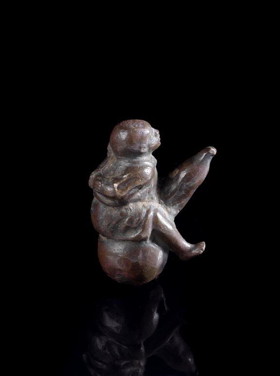 Hollow seated priapic figure | Science Museum Group Collection