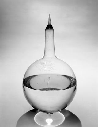 Flask used by Frederick Soddy to study the production of radium ...
