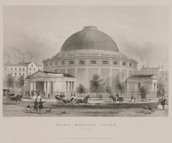 Engraving, Wyld's Monster Globe | Science Museum Group Collection