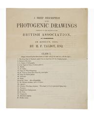 “A brief description of the photogenic drawings exhibited at the ...