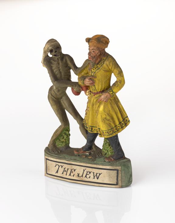 Statue of cadaver and a Jewish man | Science Museum Group Collection