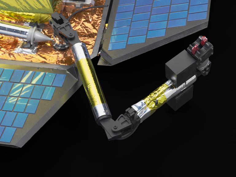 First industry (Matra Marconi Space) model of the Beagle 2 Mars lander ...