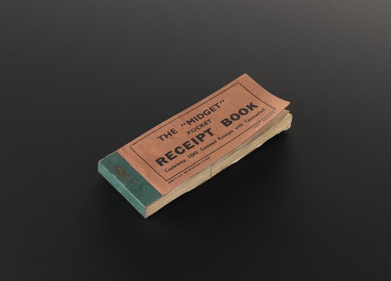 Receipt book for patient's possessions | Science Museum Group Collection