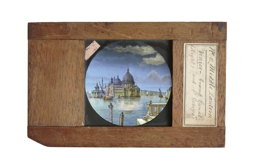 Magic lantern slide: Venice Grand Canal and St. George's Night ...