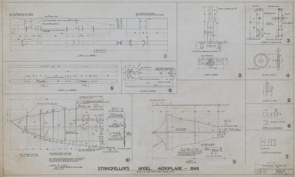 Stringfellow's Model Aeroplane 1848 | Science Museum Group Collection
