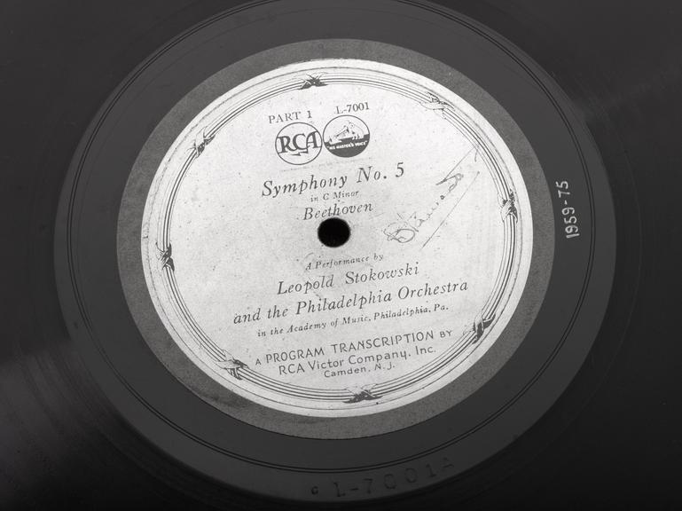 RCA Victor long playing record of 1931. | Science Museum Group Collection