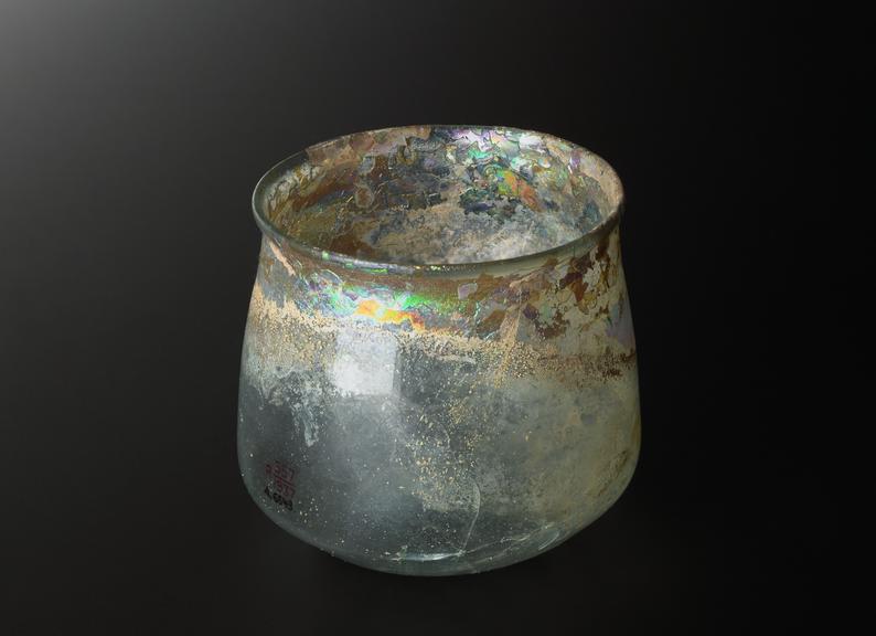 Glass cupping or drinking vessel | Science Museum Group Collection
