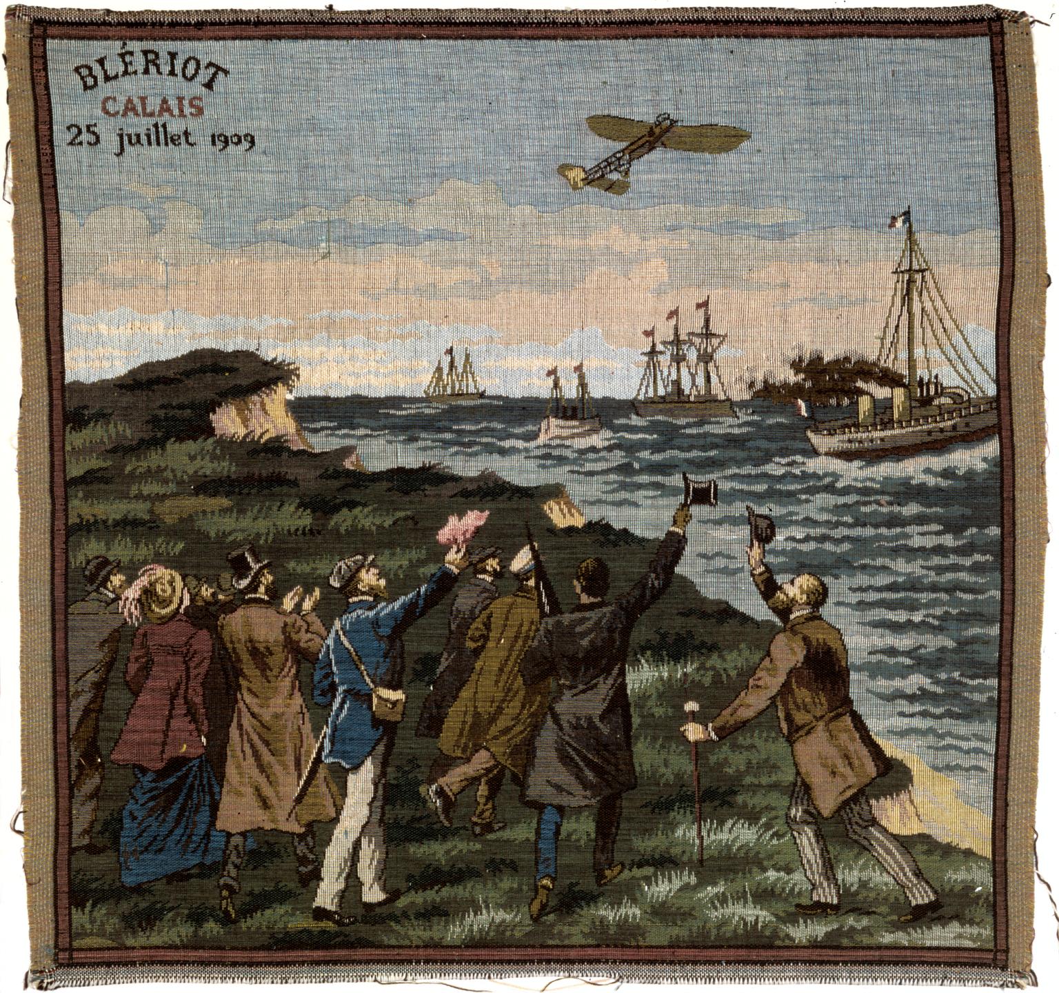 Two Tapestries: /1. Bleriot. Calais. 25 juillet | Science Museum Group ...