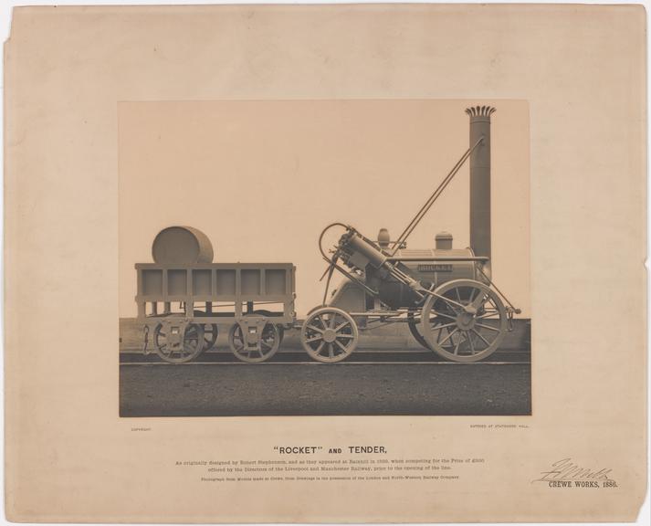 Photograph of FW Webb's full sized model of Robert Stephenson's ...