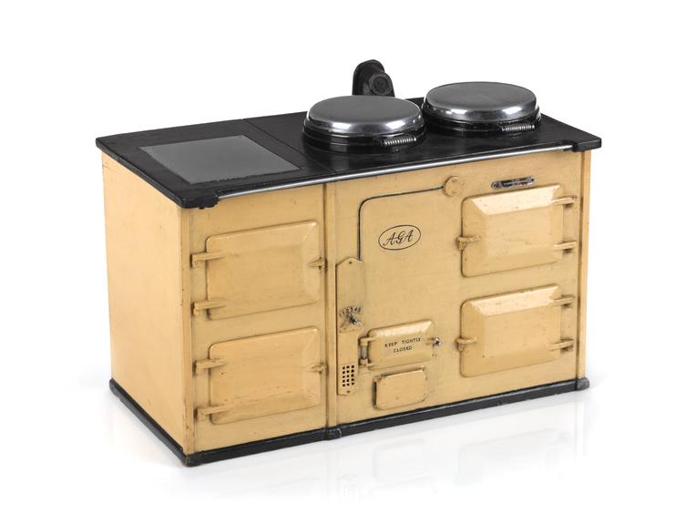 Model of an Aga cooker, c. 1930 | Science Museum Group Collection