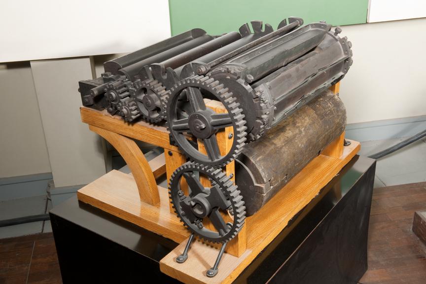 Portion of Rowland Hill's Printing Machine, 1835 | Science Museum Group ...