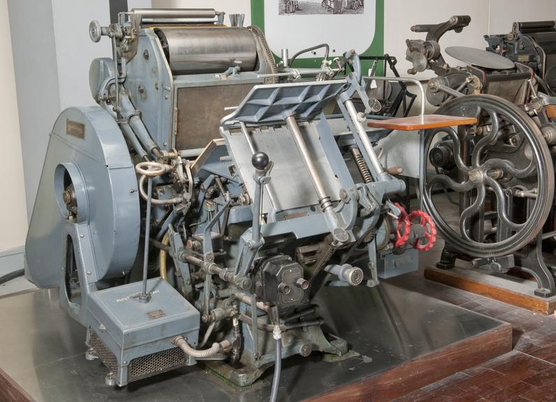 Thompson British Auto-Platen Printing Press, 1948 | Science Museum ...
