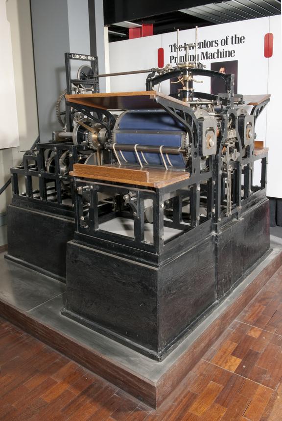 Scale Model of Koenig and Bauer Cylinder Printing Press, 1975-1978 ...