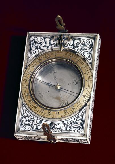 Mining compass in engraved ivory case, Italian, 17th century | Science ...