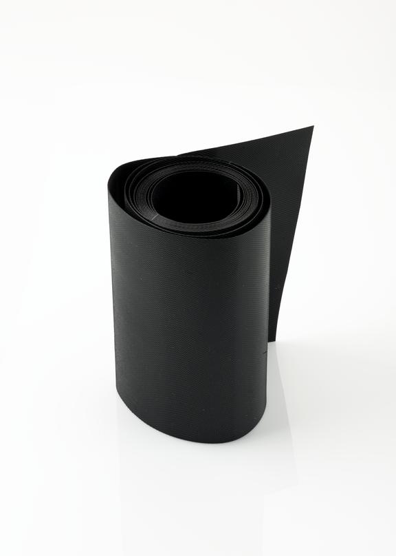 Sample of black polyethylene damp proof course as used in building ...