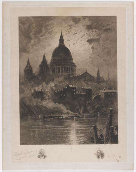 Etching, remarque proof | Science Museum Group Collection