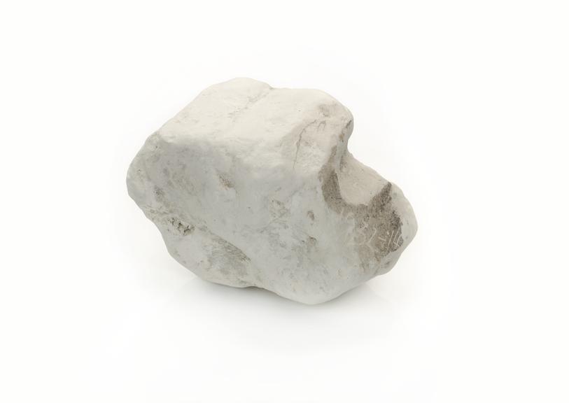 One piece of China Clay used in making bone china. | Science Museum ...