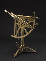 Brass quadrant by Peter and John Dollond, 18 inch radius with optical ...