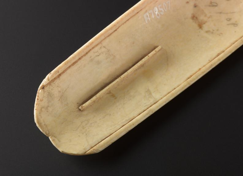 Ivory snuff rasp cover (metal rasp missing) shoe horn shaped | Science ...