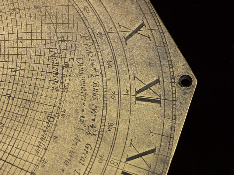 Sun-and-moon dial by Elias Allen | Science Museum Group Collection