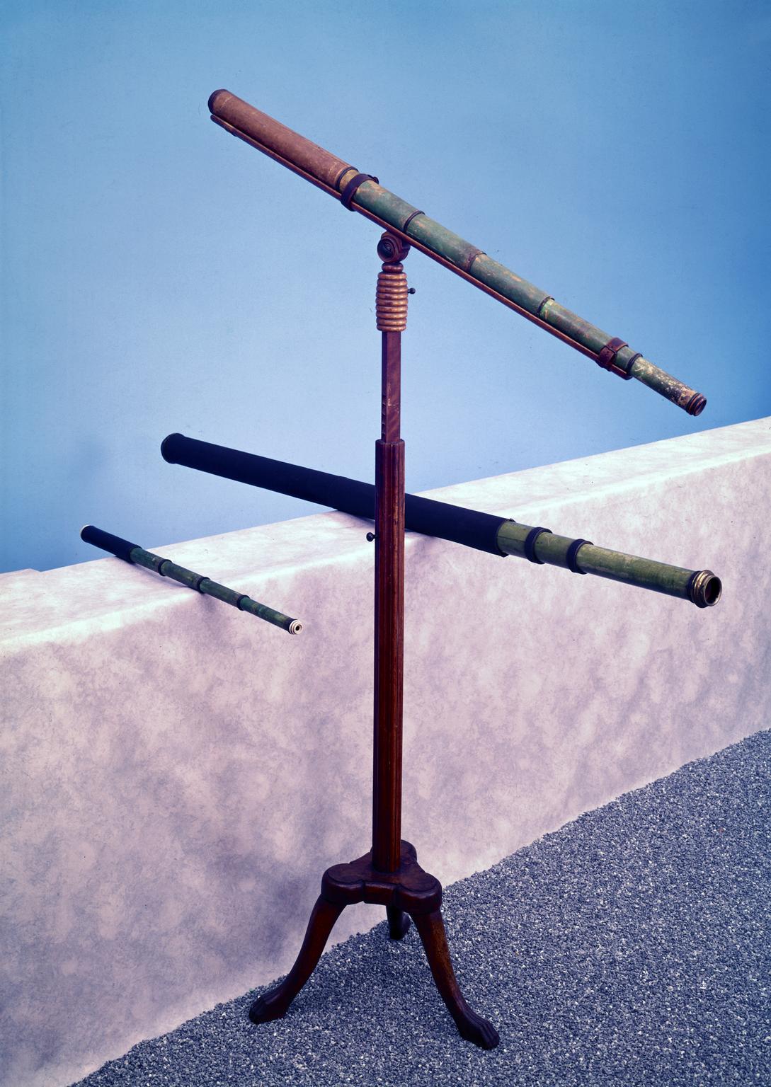Cardboard draw tube telescope | Science Museum Group Collection