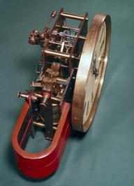"Magneta" non-battery electric master clock movement with two chains ...