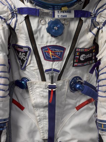 Sokol KV-2 emergency suit as worn by British ESA astronaut Tim Peake ...