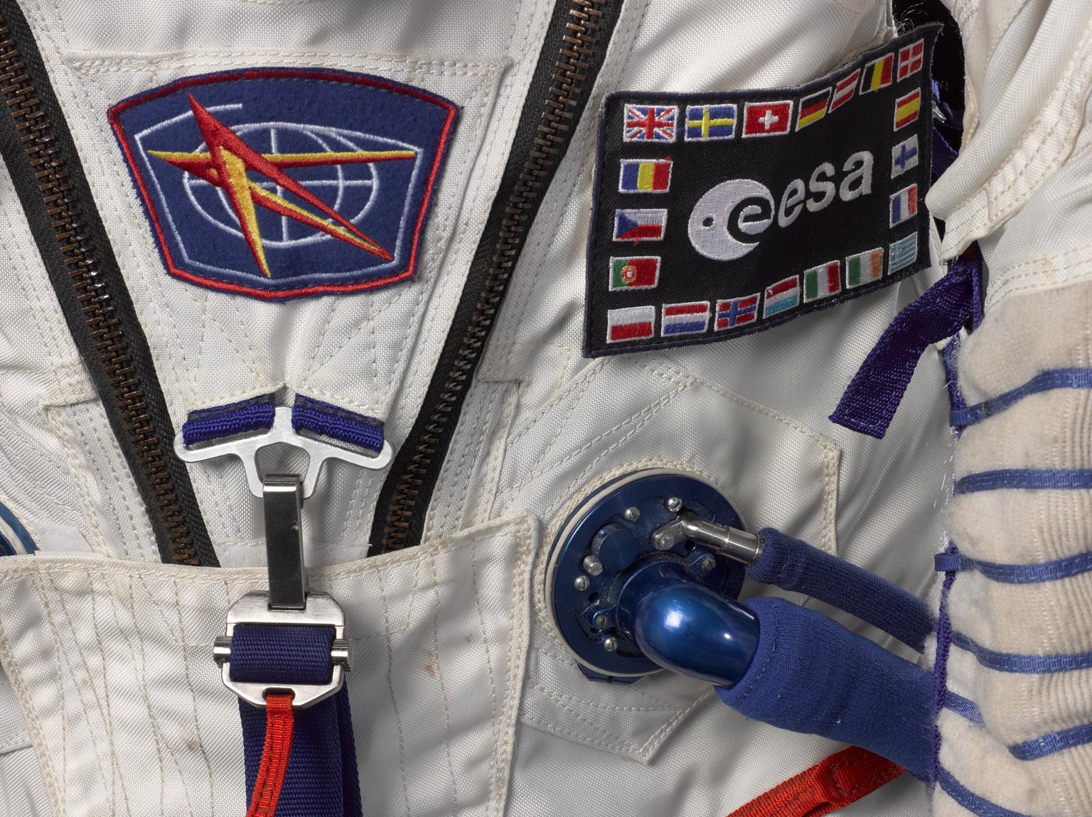 Sokol KV-2 emergency suit as worn by British ESA astronaut Tim Peake ...