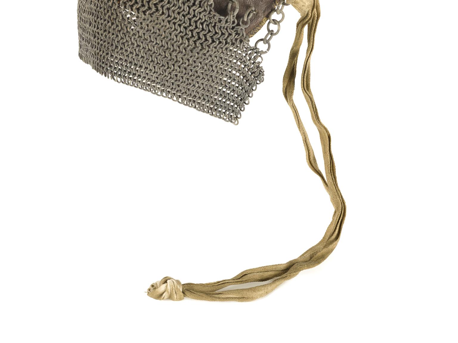 Protective leather and chain mail mask | Science Museum Group Collection