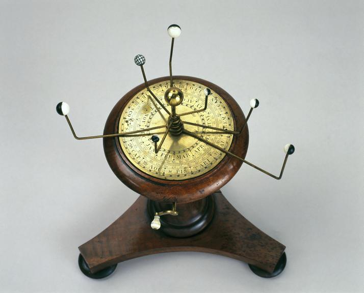 Small orrery by Benjamin Martin | Science Museum Group Collection