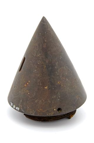 Bomb nose-tip, Conical brass tip from German bomb | Science Museum ...