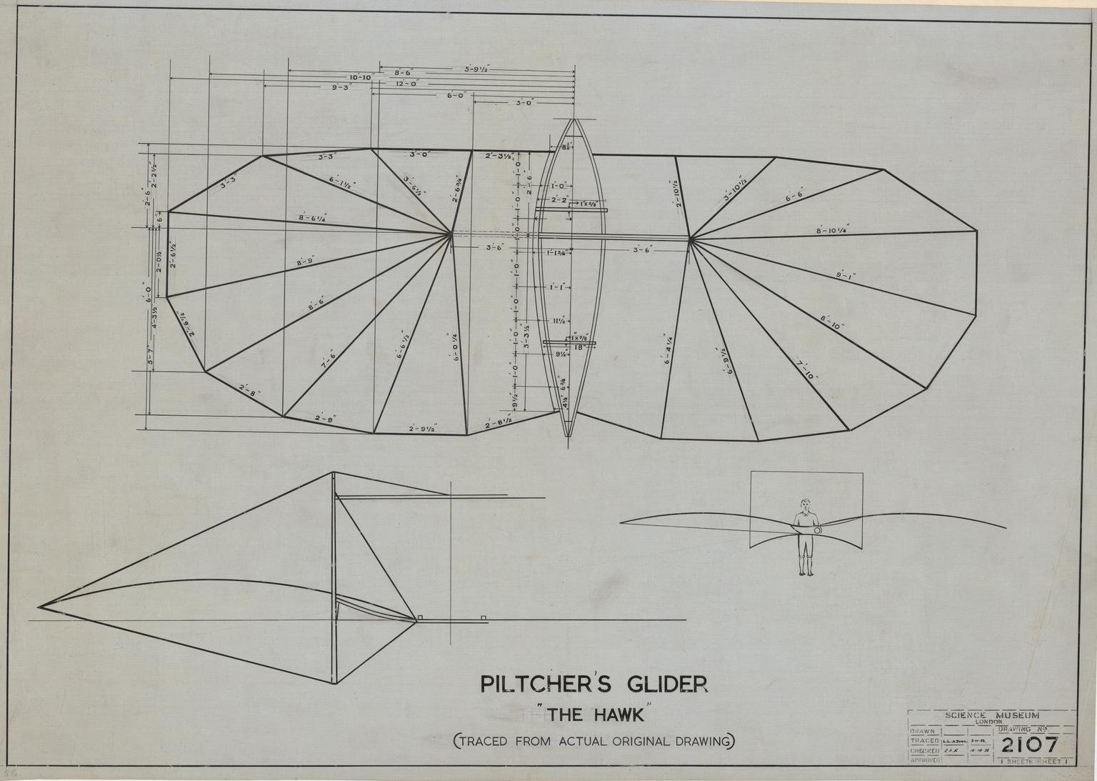 Piltcher's Glider "The Hawk" | Science Museum Group Collection