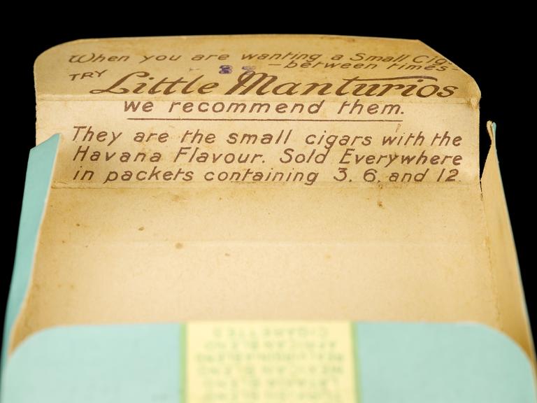 Packet of 20 'Havana Blend' cigarettes manufactured by B Morris and ...