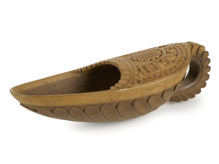 Wooden pap boat | Science Museum Group Collection