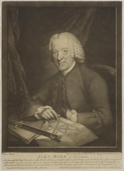 Mezzotint portrait of John Bird | Science Museum Group Collection