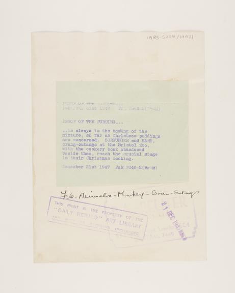 Proof of the pudding | Science Museum Group Collection