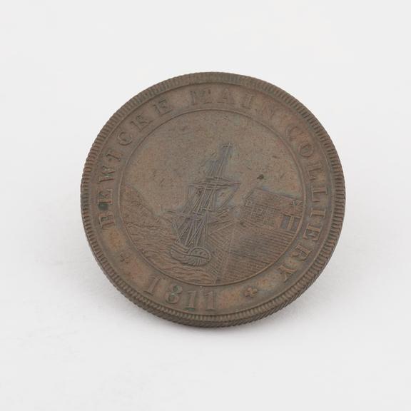 Newcastle upon Tyne penny token, 1811. | Science Museum Group Collection